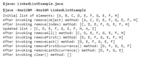 LinkedList in java - W3schools