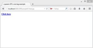 JSTL c:param Core Tag - W3schools