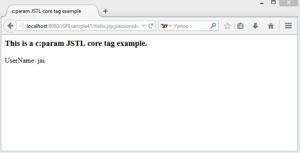 JSTL c:param Core Tag - W3schools