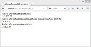 JSTL fmt:formatNumber Formatting Tag - W3schools