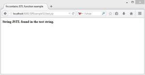 JSTL fn:contains() function - W3schools