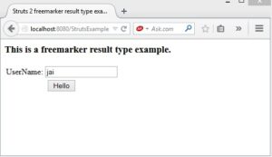 Struts 2 result type