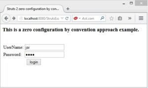 struts2 zero configuration