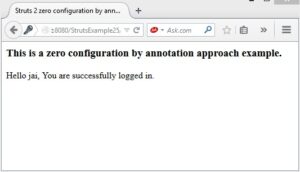 struts2 zero configuration