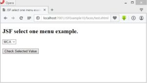 JSF selectOneMenu html tag - W3schools