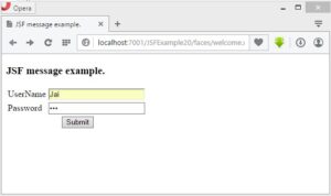 Jsf message html tag - W3schools