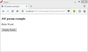 Jsf param html tag - W3schools