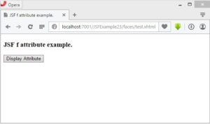 Jsf attribute html tag - W3schools