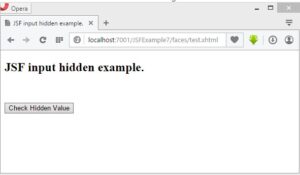 jsf hidden input tag - W3schools