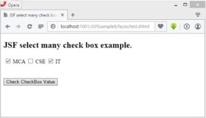 JSF selectmanycheckbox html tag - W3schools
