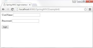 Spring mvc login tutorial - W3schools