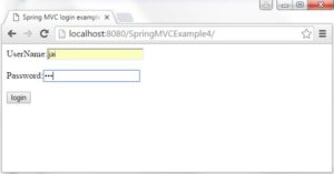 Spring mvc login tutorial - W3schools
