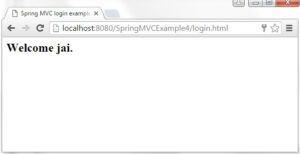 Spring mvc login tutorial - W3schools