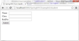 Spring MVC form handling tutorial - W3schools