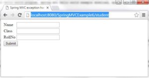 Spring MVC exception handling tutorial - W3schools