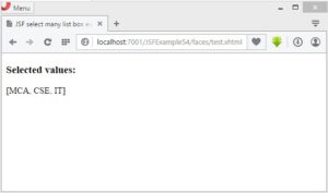 Jsf selectmanylistbox html tag - W3schools
