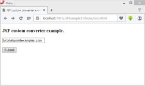 jsf custom converter example - W3schools