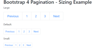Bootstrap 4 Pagination - W3schools