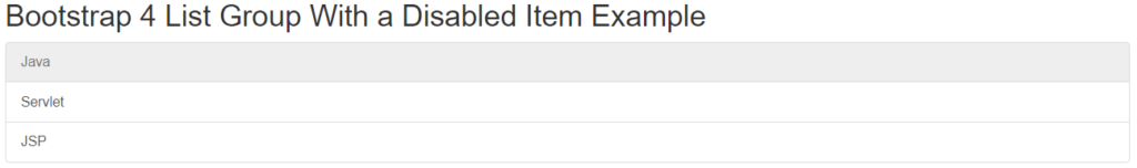 Bootstrap 4 List Groups - W3schools