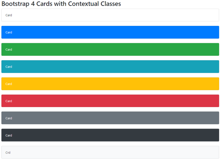 Bootstrap 4 Cards - W3schools