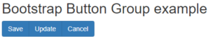 Bootstrap Button Groups - W3schools