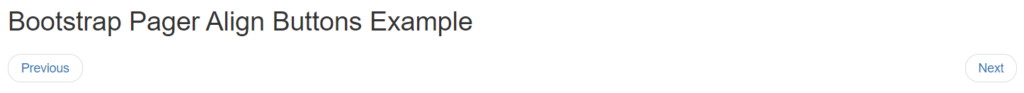 Bootstrap Pager - W3schools