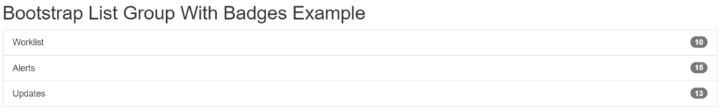 Bootstrap List Groups - W3schools