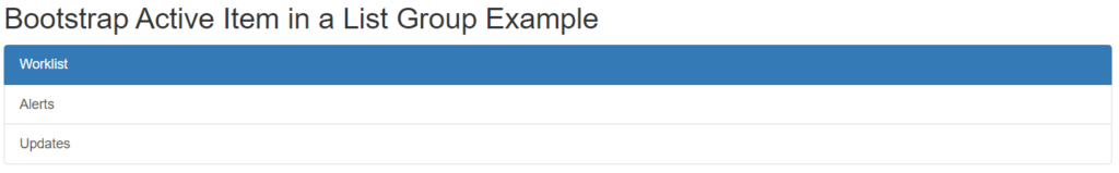 Bootstrap List Groups - W3schools
