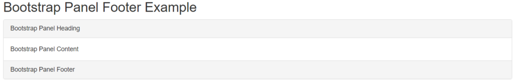 Bootstrap Panels - W3schools