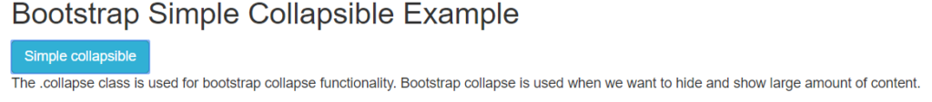 Bootstrap Collapse - W3schools