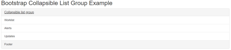Bootstrap Collapse - W3schools