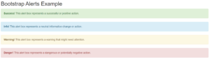 Bootstrap Alert - W3schools