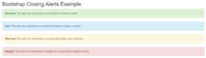 Bootstrap Alert - W3schools