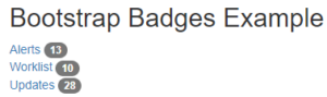 Bootstrap Badges - W3schools
