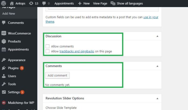 Add comments in WordPress - W3schools