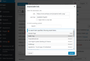 Edit Links in WordPress - W3schools