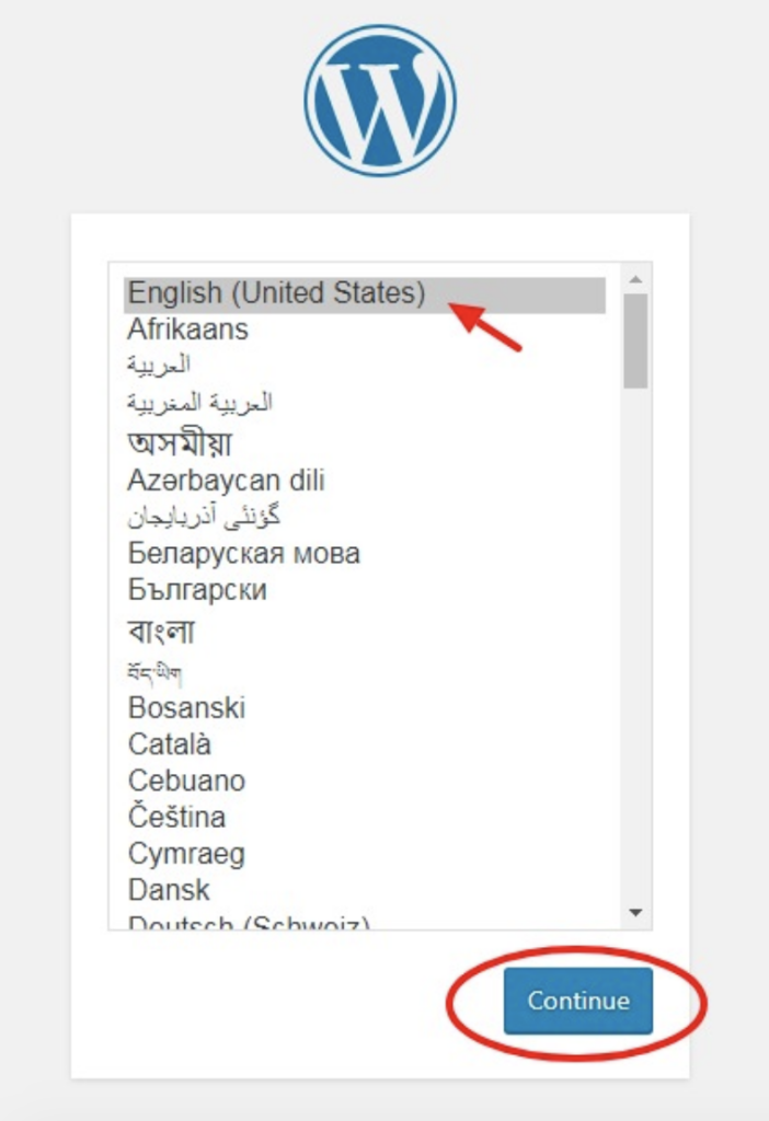 Install WordPress - W3schools