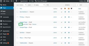 Delete Links in WordPress - W3schools