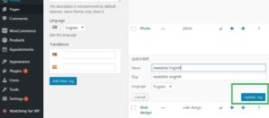 Edit Tags in WordPress - W3schools