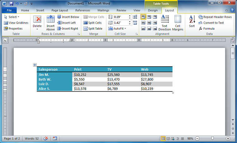 How To Modify Table W3schools