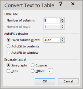 To Convert Text to Table - W3schools