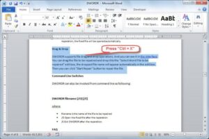 How to Move Text in MS Word - W3schools