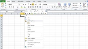 Mini Toolbar in Excel - W3schools