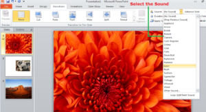 How to Set Slide Transition Sound - W3schools