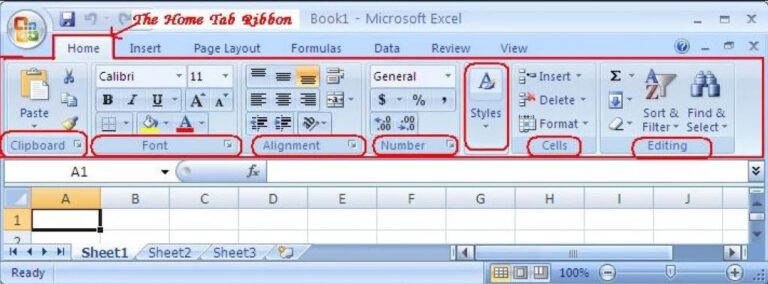 Ribbon and Tabs in Excel - W3schools
