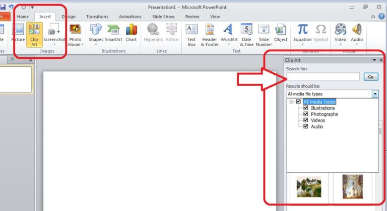 How to Insert Picture and Clip Art - W3schools