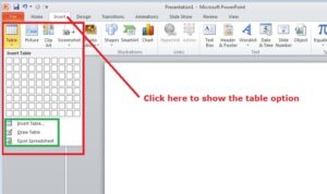 How to Insert Table - W3schools