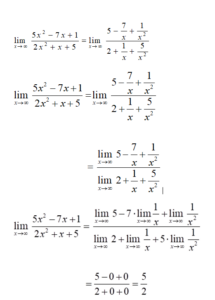 Limit of polynomial and rational function - W3schools