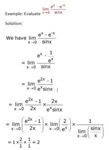 Limits for Trigonometric, exponential and logarithmic functions - W3schools
