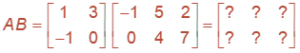 Non Commutativity of multiplication of matrices - W3schools